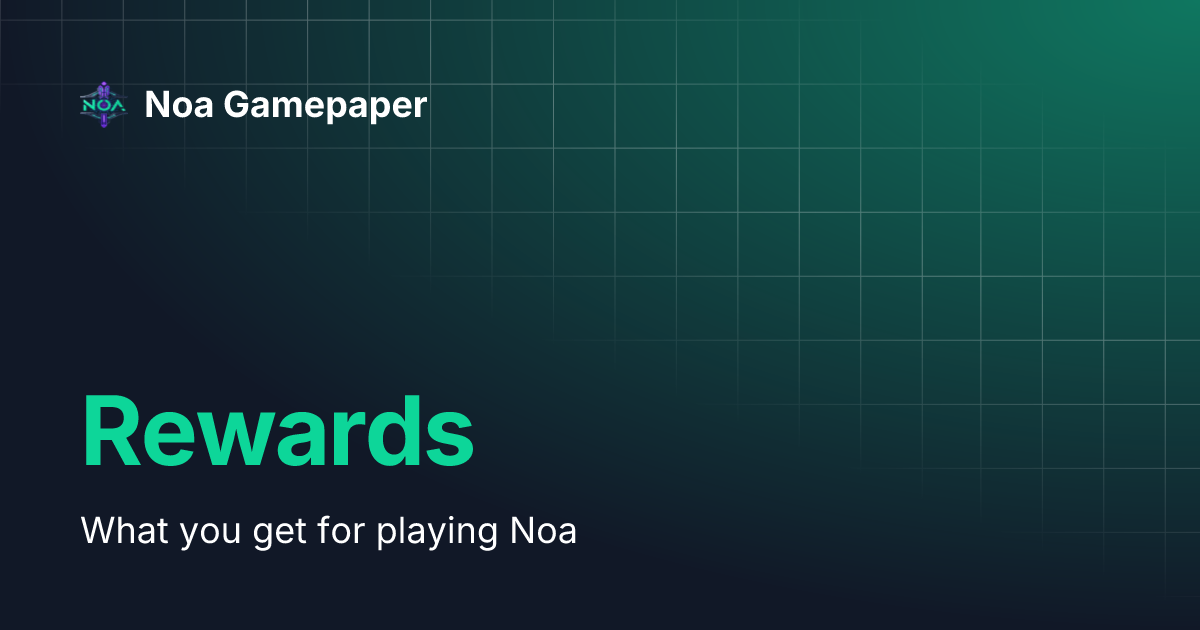 Rewards | Noa Gamepaper